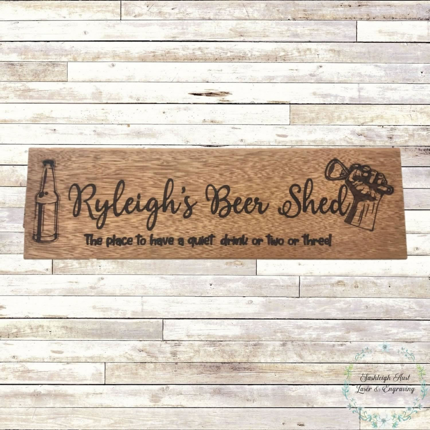 FAMILY NAME BEER SIGN | GARDEN/PATIO/HOUSE/BACKYARD | OUTDOOR SIGNS