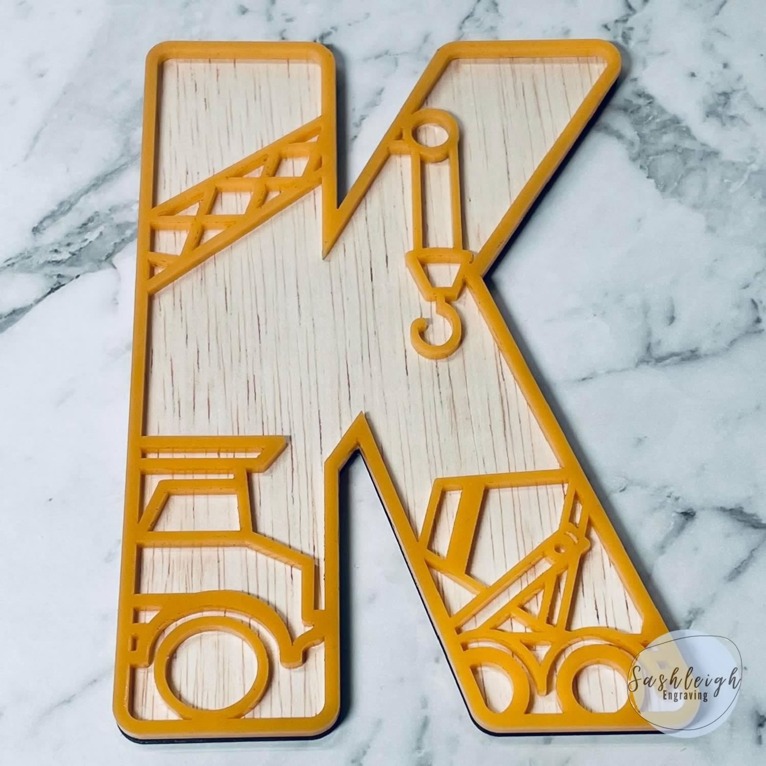 THEMED LETTERS - CONSTRUCTION | DECOR | KIDS