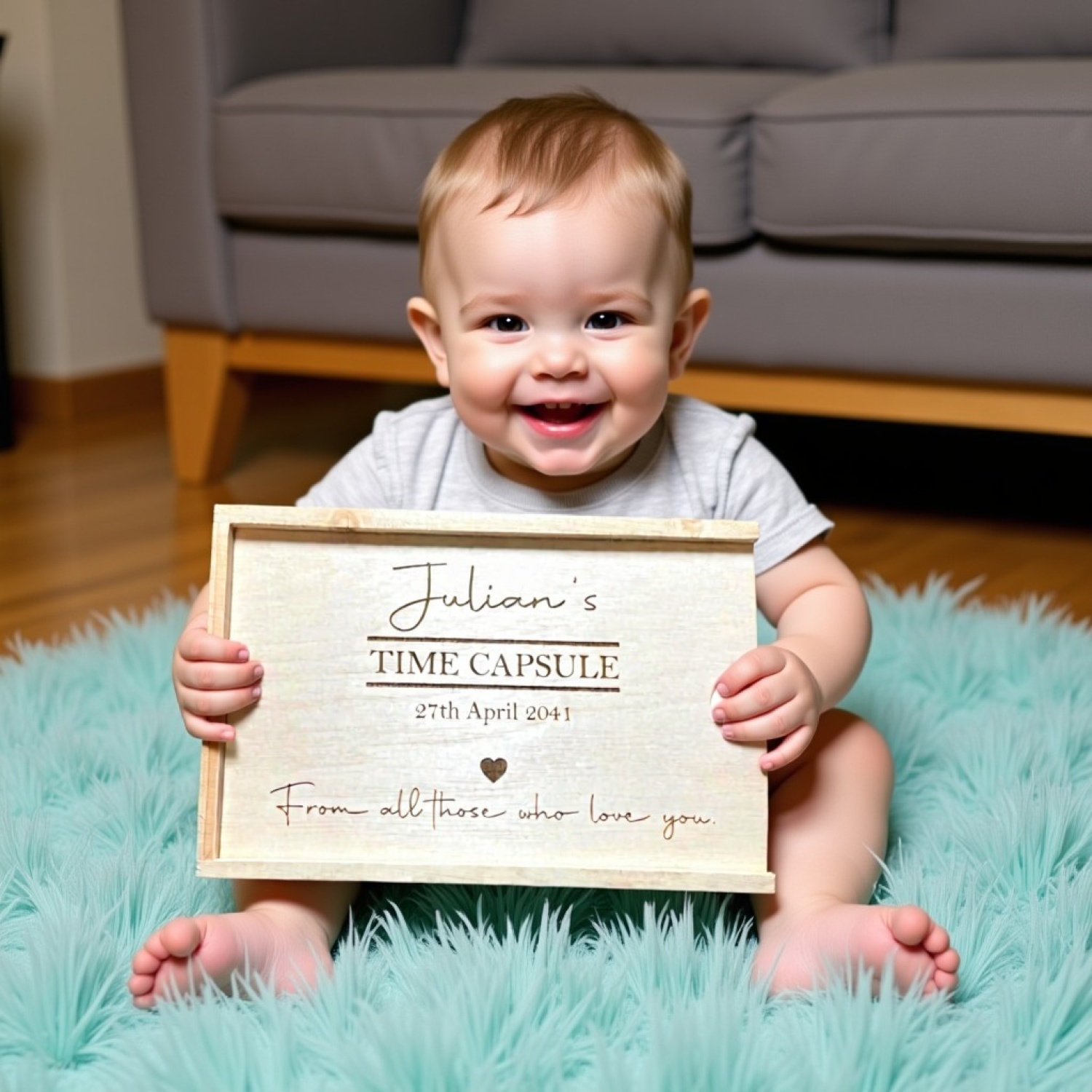 BABY KEEPSAKE BOX - TIME CAPSULE PERSONALISED | BABY | KEEPSAKE BOXES